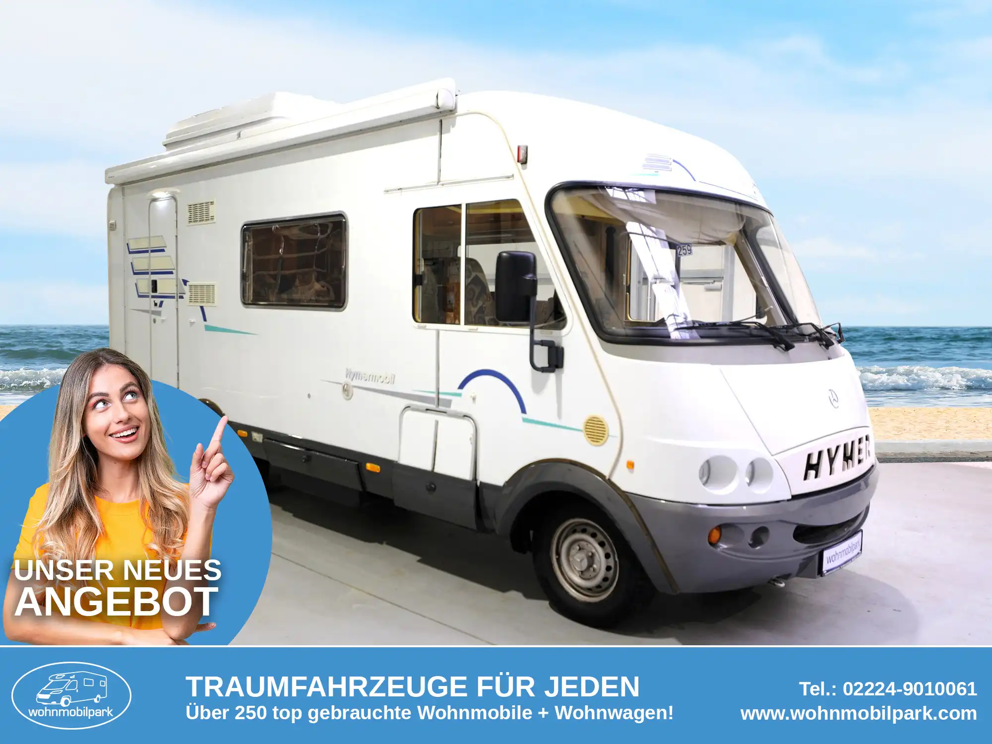 Gebrauchte Wohnmobile beim Wohnmobilpark kaufen